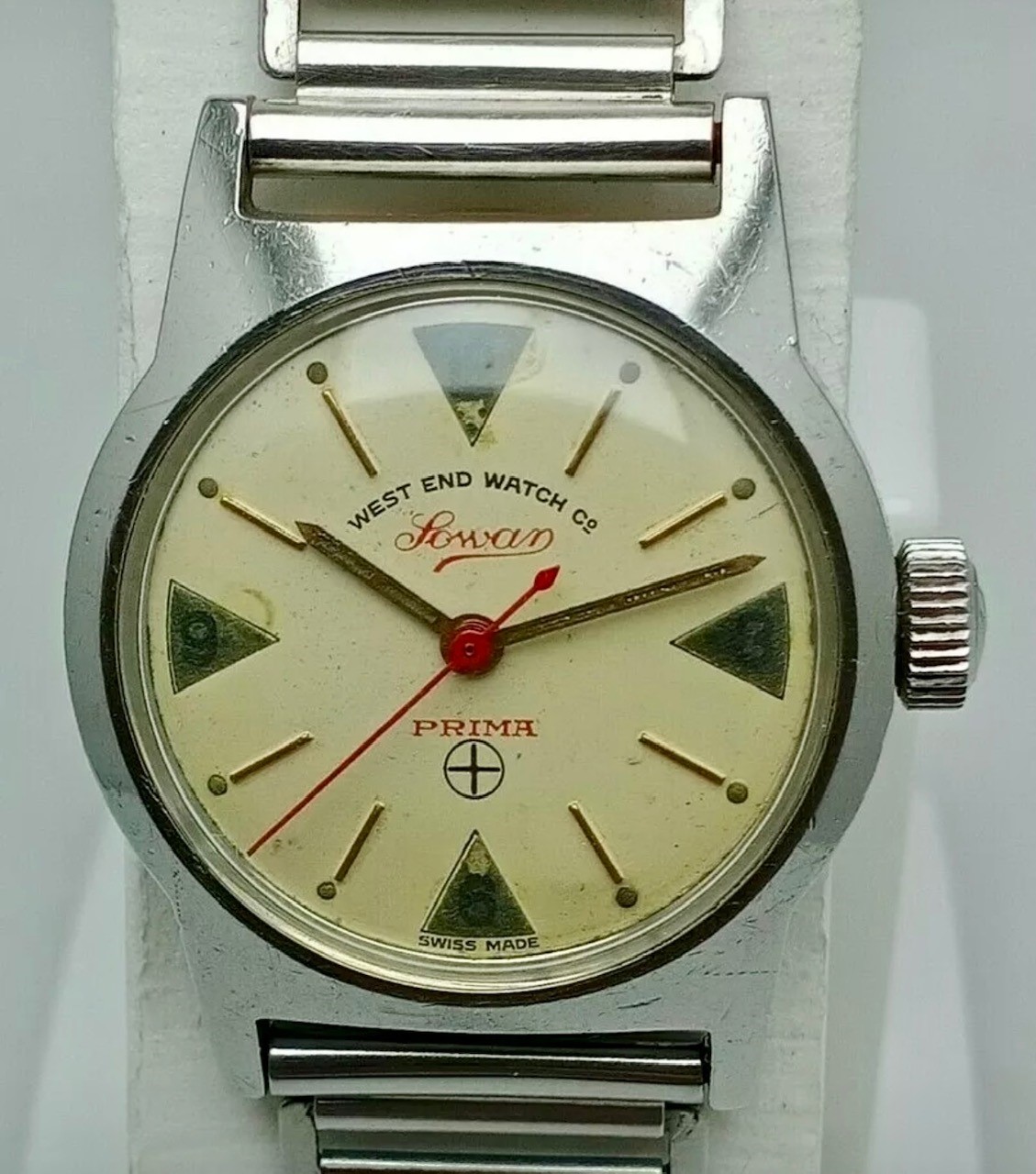 West End Sowar Prima dial – Mitka's vintage watch service.